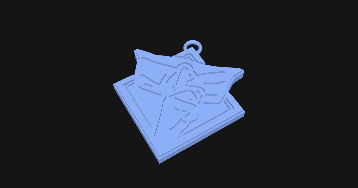 Jujutsu Kaisen Keychain: Gojo (1) by rryoXo | Download free STL model ...