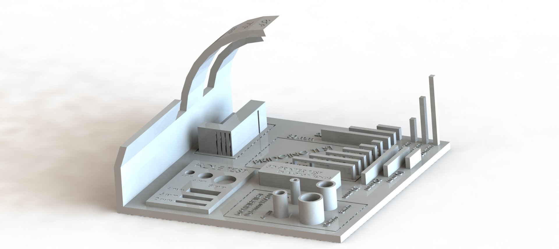 All In One 3d Printer Test By Pixel Crafter Download Free Stl Model