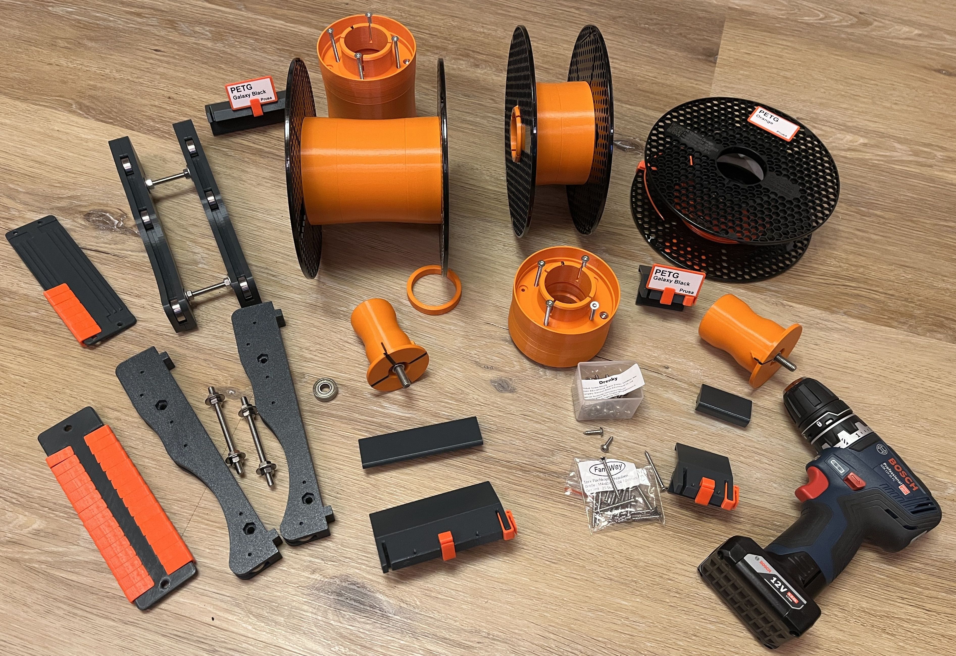 Prusa Refill Spool-Clip - 1kg by MarcK | Download free STL model ...