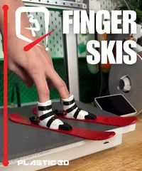 Finger Snowboard by Plastic 3D | Download free STL model | Printables.com