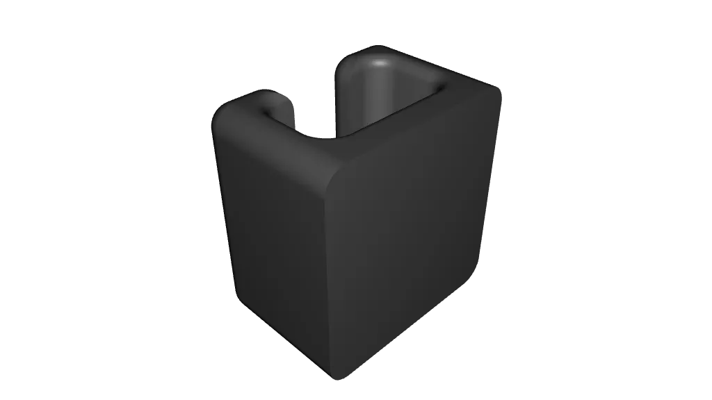 Usb-C cable holder by Jim | Download free STL model | Printables.com