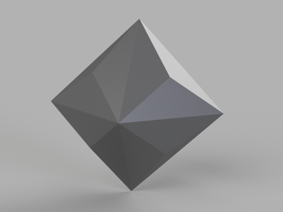 Low Poly Spheres: Triakis Octahedron by Adam L | Download free STL model | Printables.com