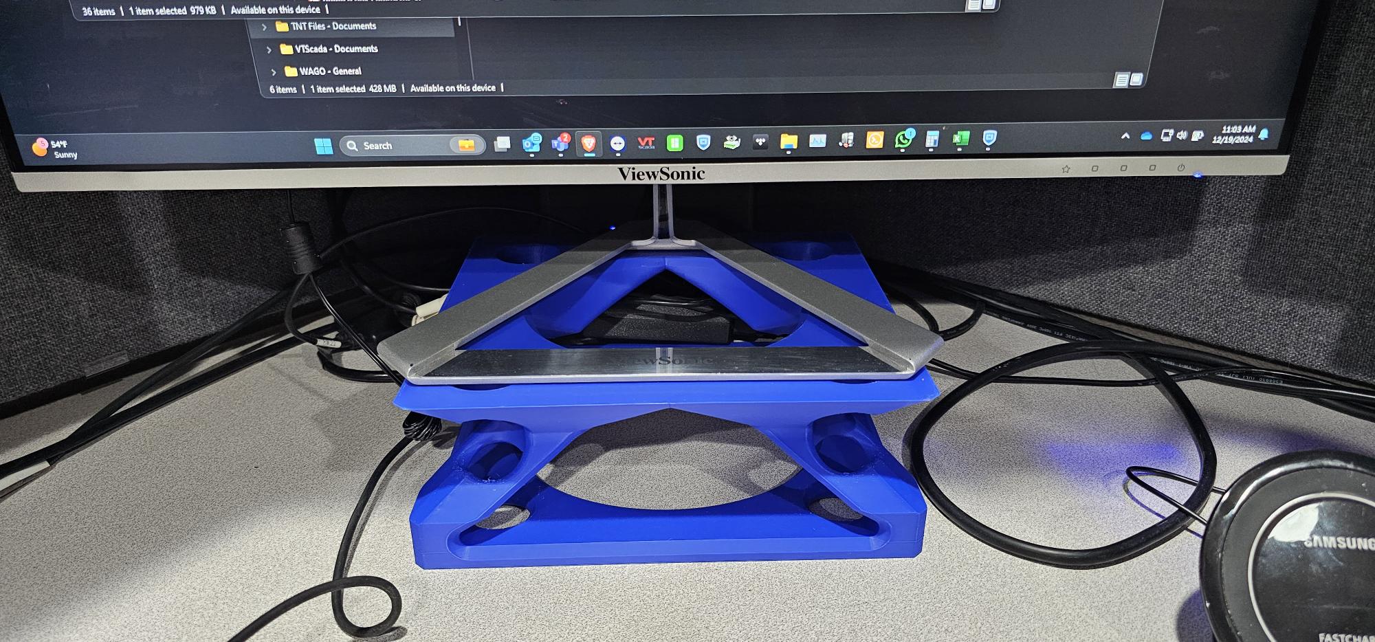 Monitor Desk Stand by LeMikoo | Download free STL model | Printables.com