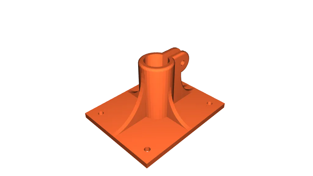 Trolling fishing boat rod holder by Danghar | Download free STL model ...