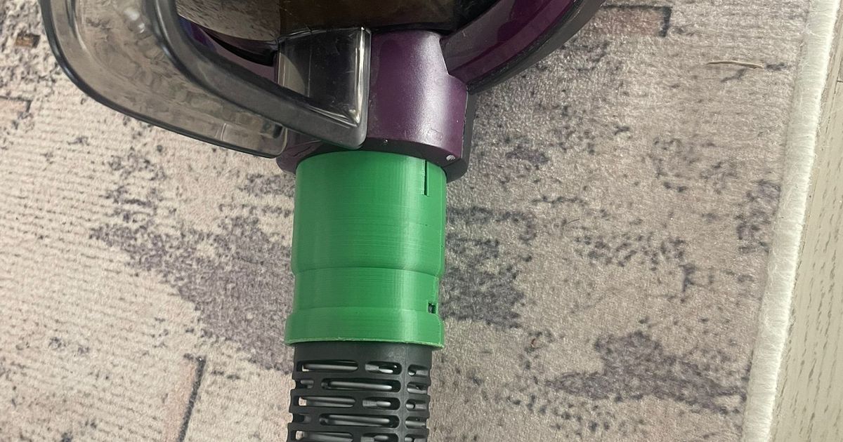 philips vacuum cleaner hose connection by DEKORZONE | Download free STL ...