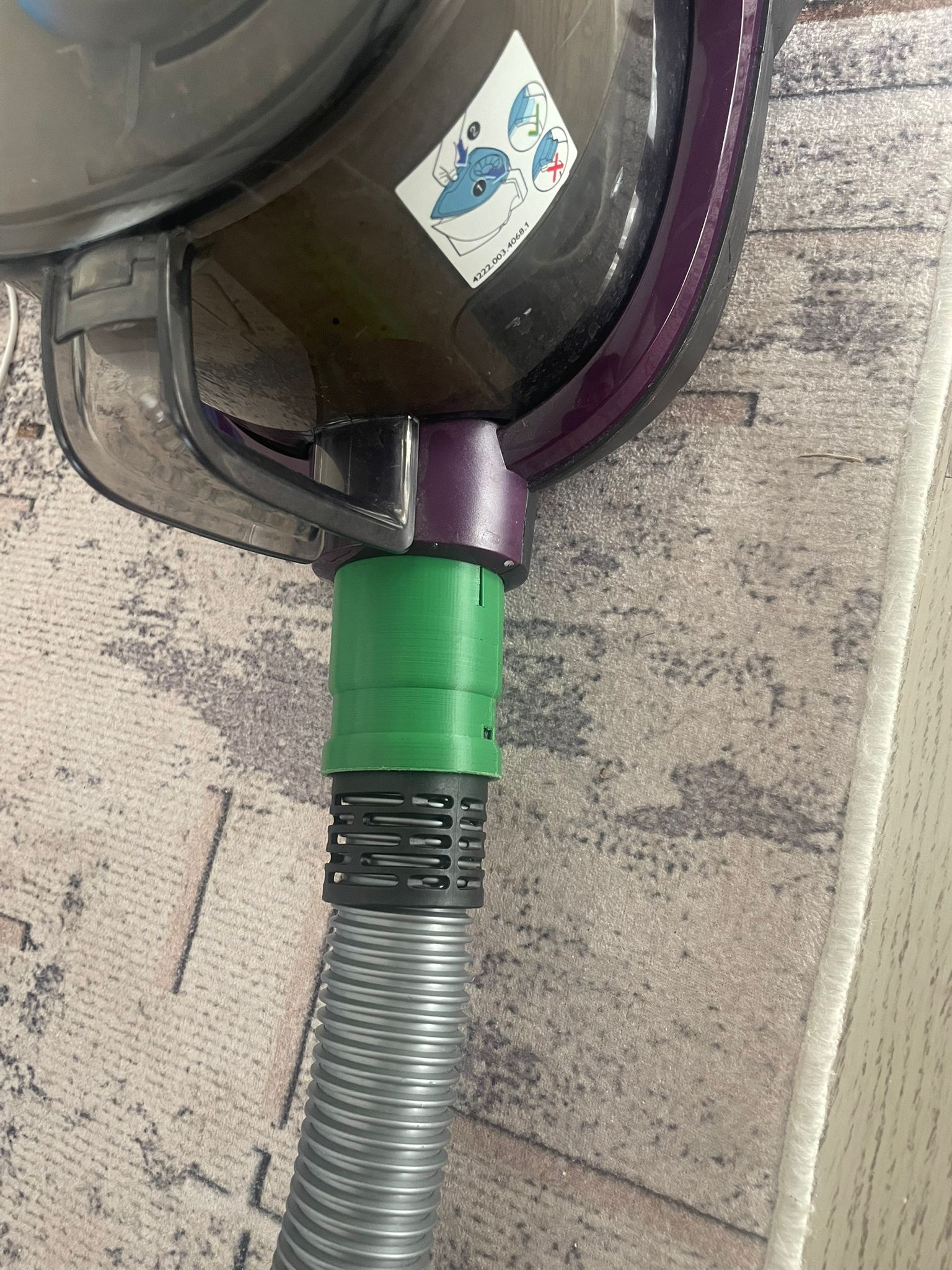 philips vacuum cleaner hose connection by DEKORZONE | Download free STL ...