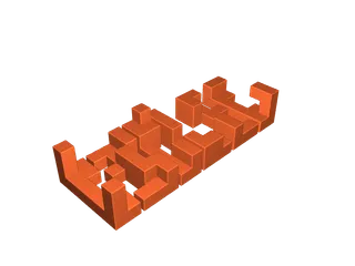 Overlapping 6-Piece Burr Puzzle by mad gardener | Download free STL ...