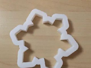 Snowflake Cookie Cutter by RotatoChip | Download free STL model ...