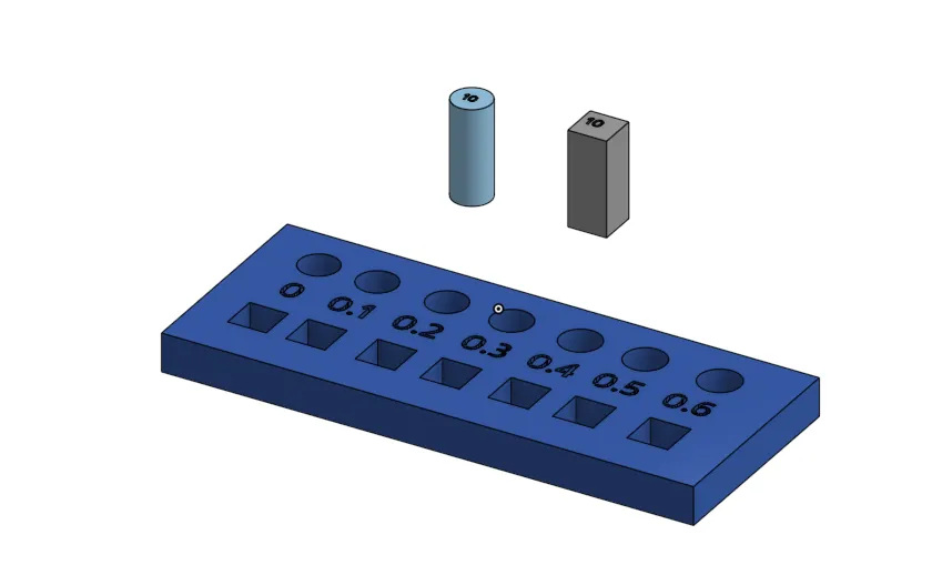Tolerance test by Cyfris9 | Download free STL model | Printables.com