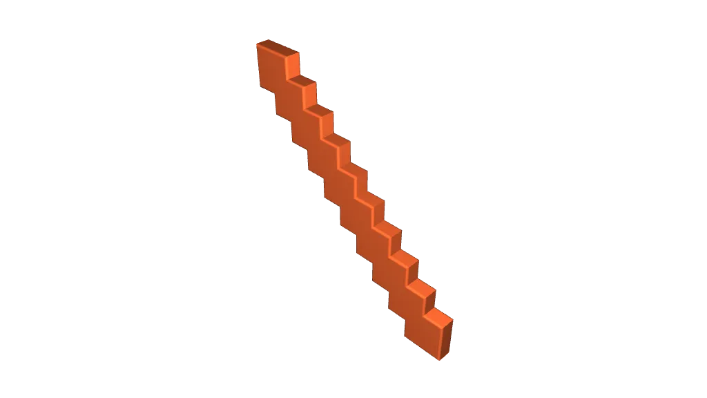 minecraft axe by evadub | Download free STL model | Printables.com