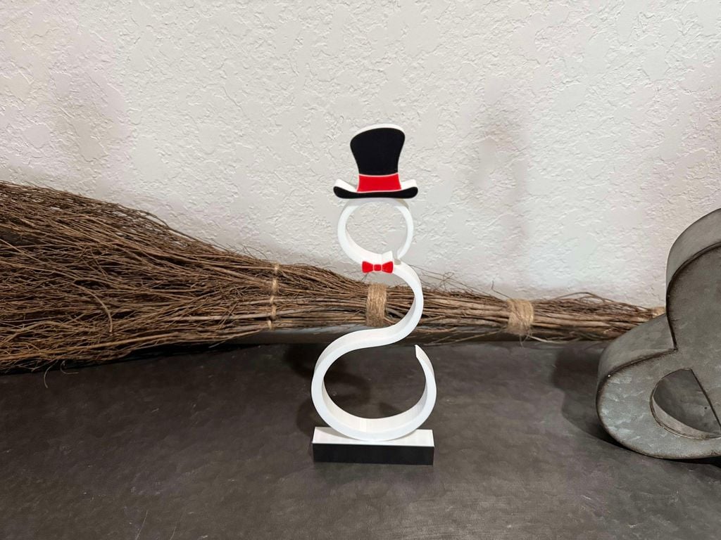 Modern Snowman Design - Christmas Decor by Salvadori3D | Download free ...