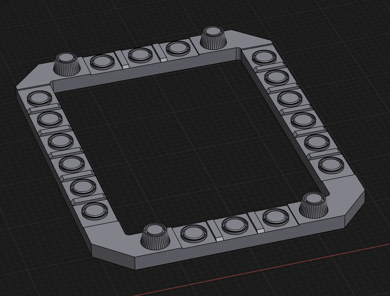 Cockpit MFDs and buttons by Rodrigo Illas | Download free STL model ...