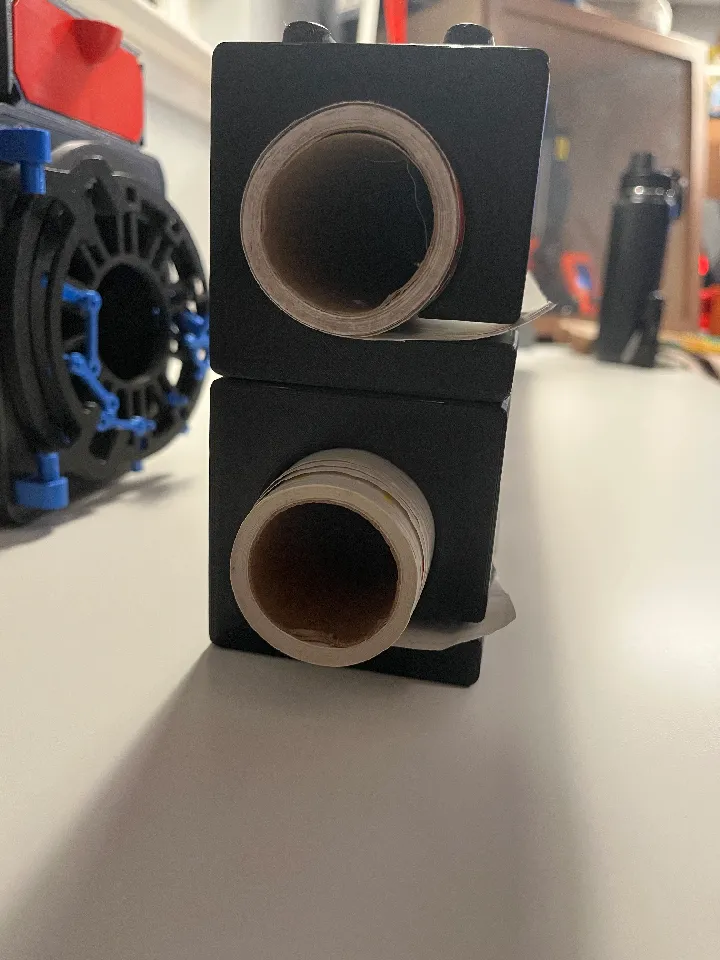 Stackable wrapping paper holder/dispenser with wall mount by LOAM ...