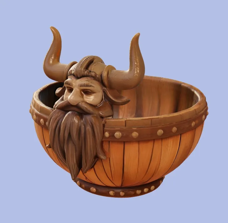 Viking Bowl (FREE) by Astro-FREE-3D-Art | Download free STL model ...