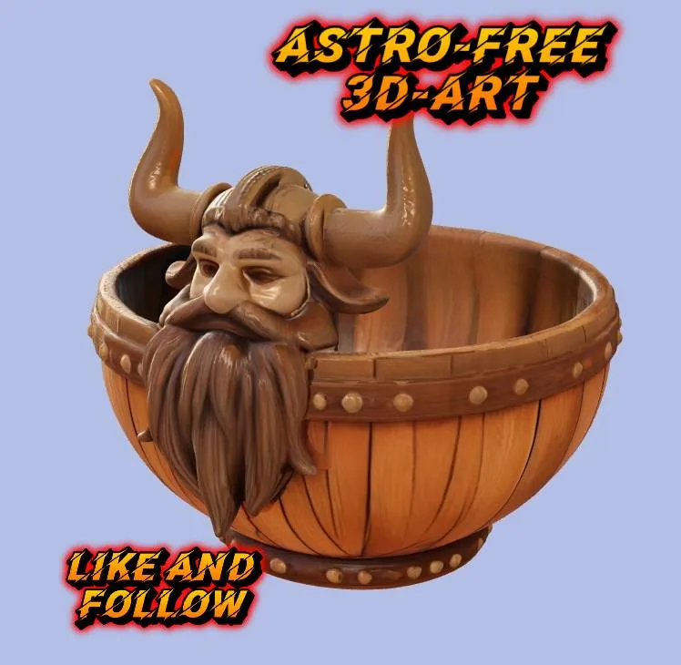 Viking Bowl (FREE) by Astro-FREE-3D-Art | Download free STL model | Printables.com