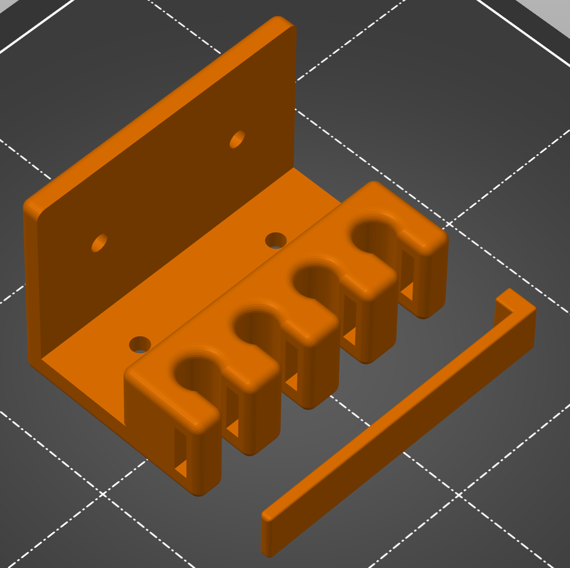 Desk Cable Organizer by Jens | Download free STL model | Printables.com