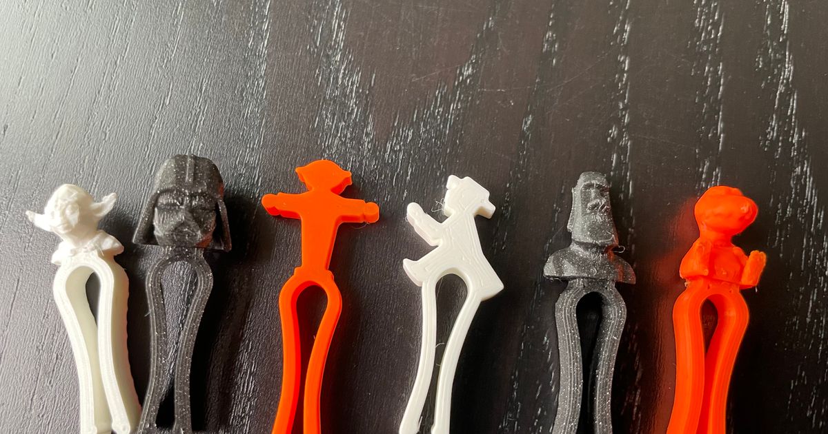 Glas clips: Figures (Part 2 of 3) by Chris1705 | Download free STL ...