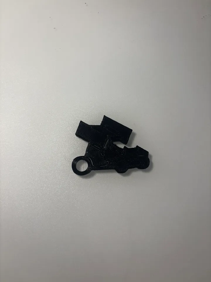 Sprint Car Silhouette Key Chain by Dev | Download free STL model ...