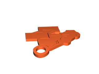Sprint Car Silhouette Key Chain by Dev | Download free STL model ...