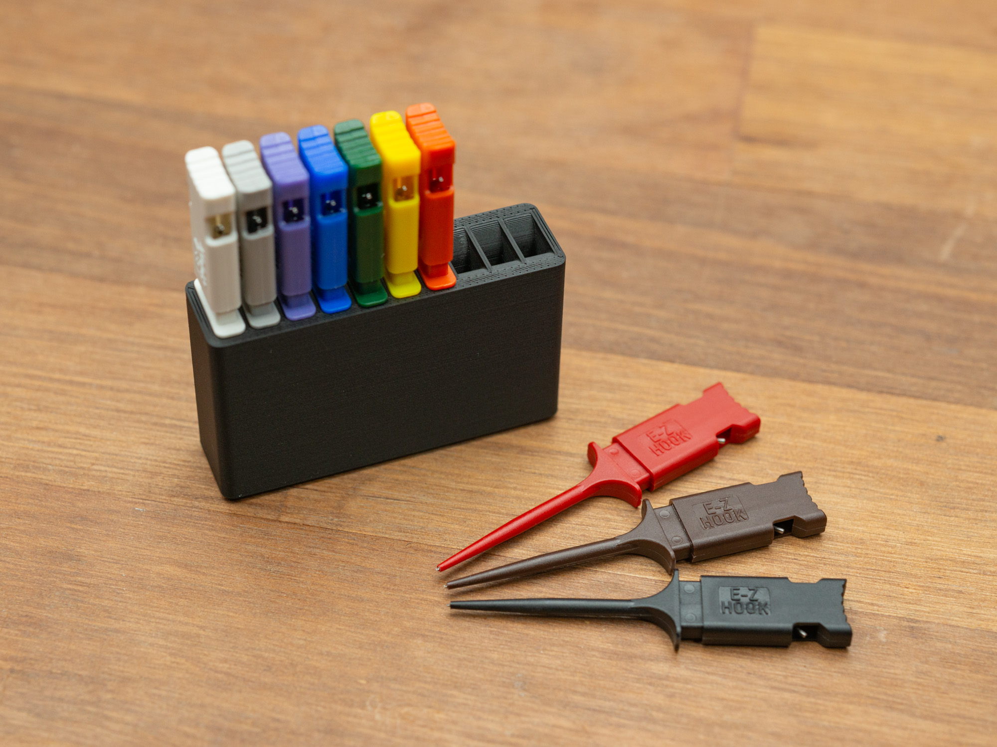 Customizable holder for micro hooks by flummer | Download free STL ...