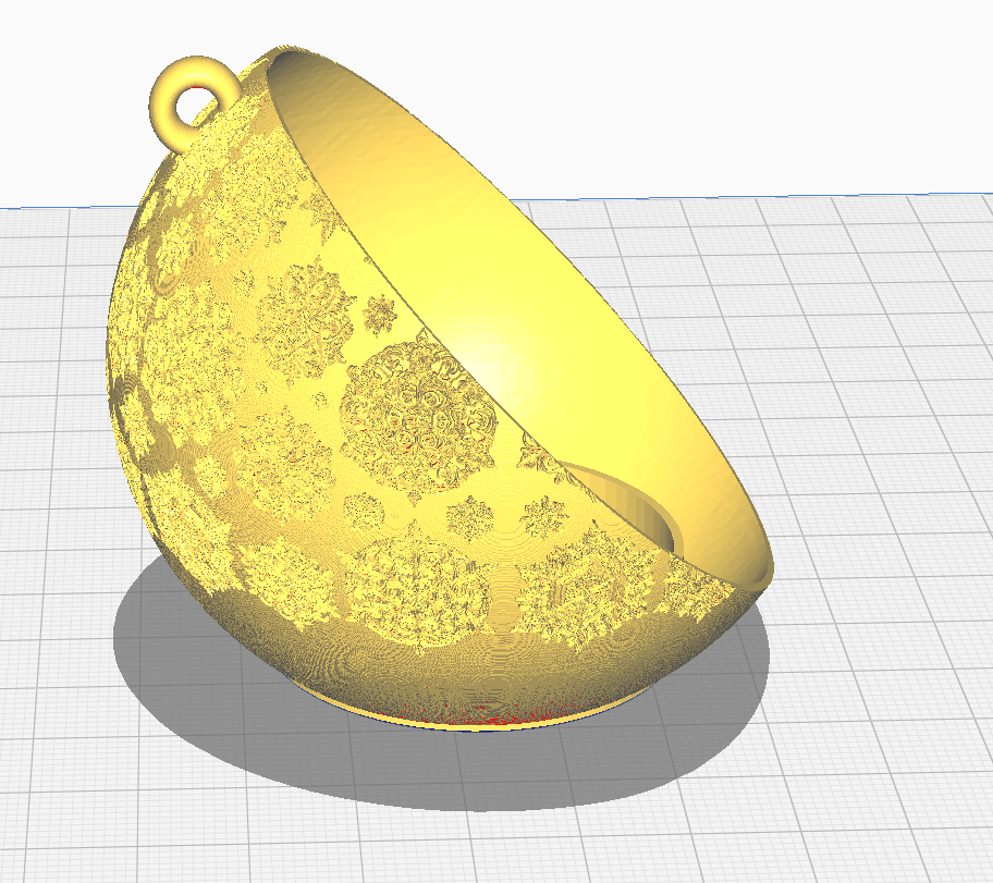 Snowflakes lithophane tea light ornament (to hang or stand on table) by ...