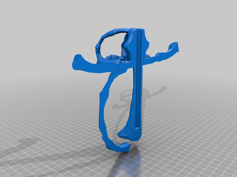 Bone Rapier Hilt by AsianInSpace | Download free STL model | Printables.com