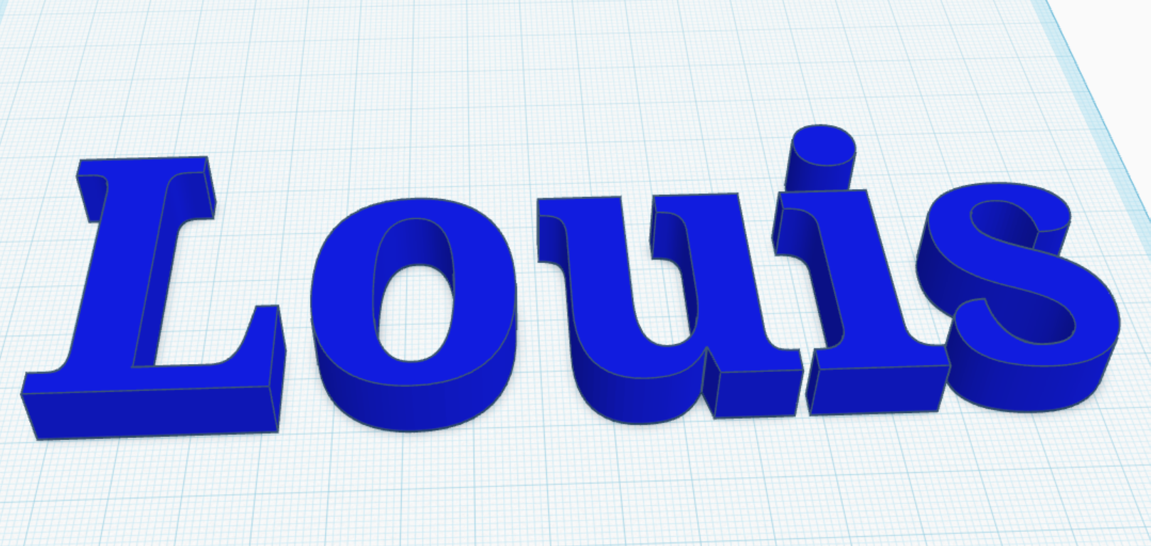 Louis Nametag by JosLetsPlay | Download free STL model | Printables.com