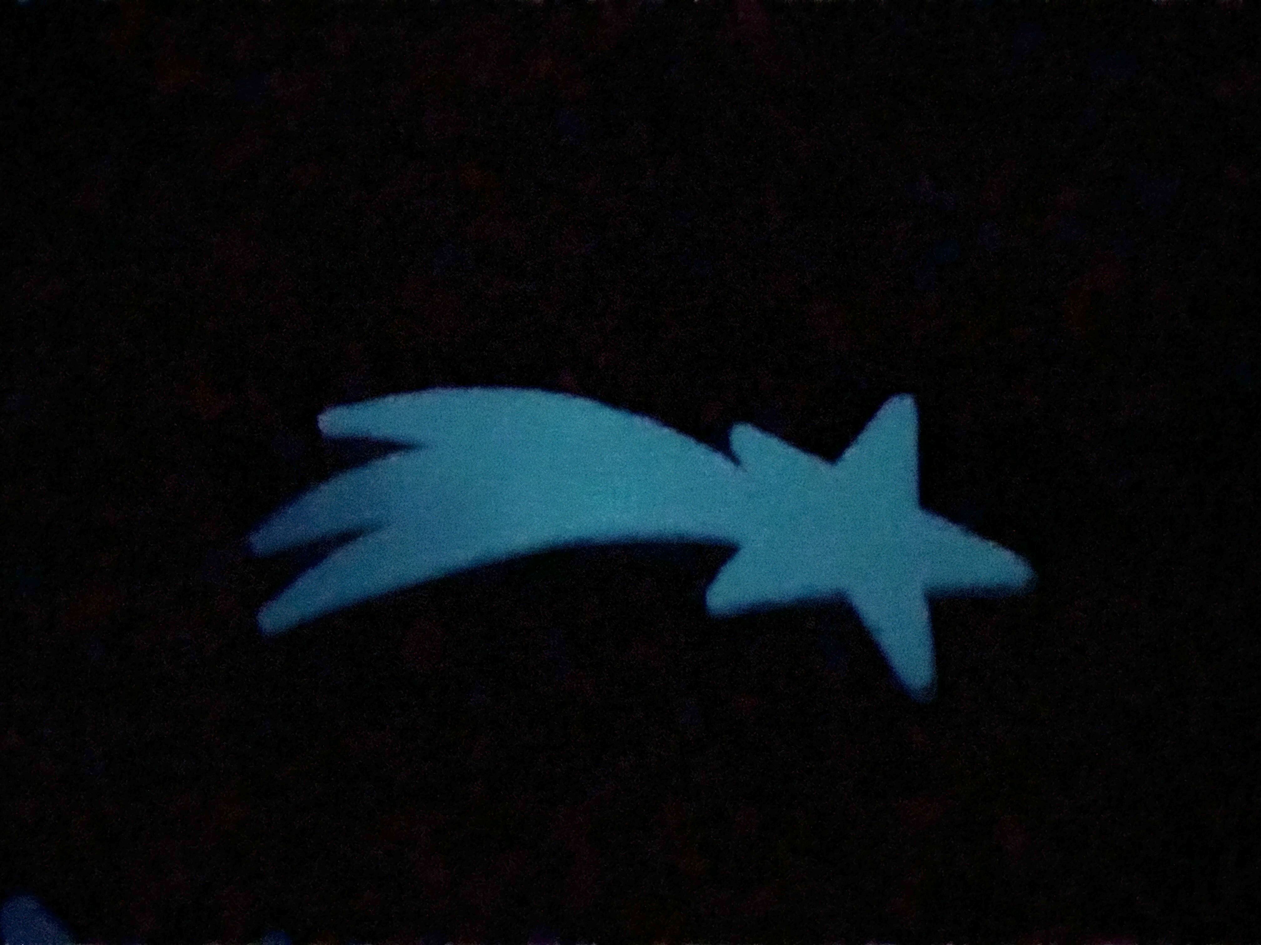 Sternschnuppe Luminescent stars glow in the dark Luminescent stickers ...