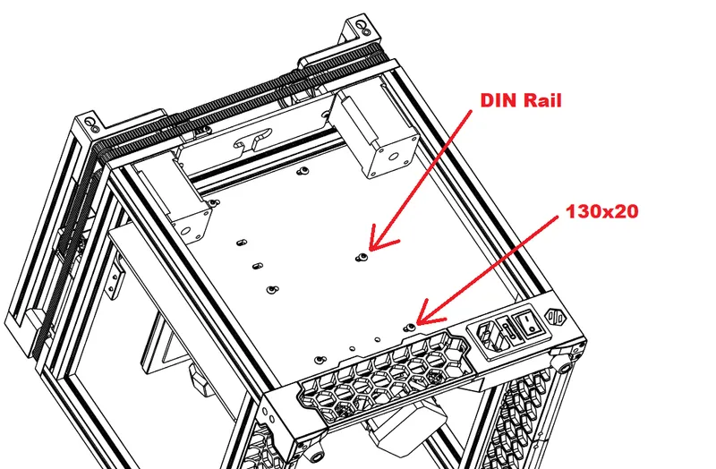 Voron 0.2 (V0.2) Cable Management Raceways by Atjornov | Download free ...