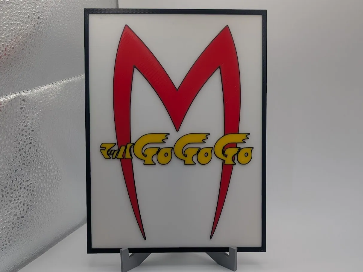 Mach GoGoGo Sign by Design•Slice•Print Studio | Download free STL model | Printables.com