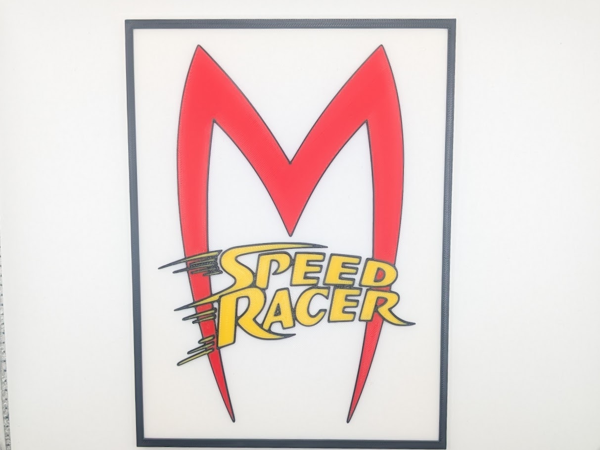 Speed Racer Sign by Design•Slice•Print Studio | Download free STL model ...