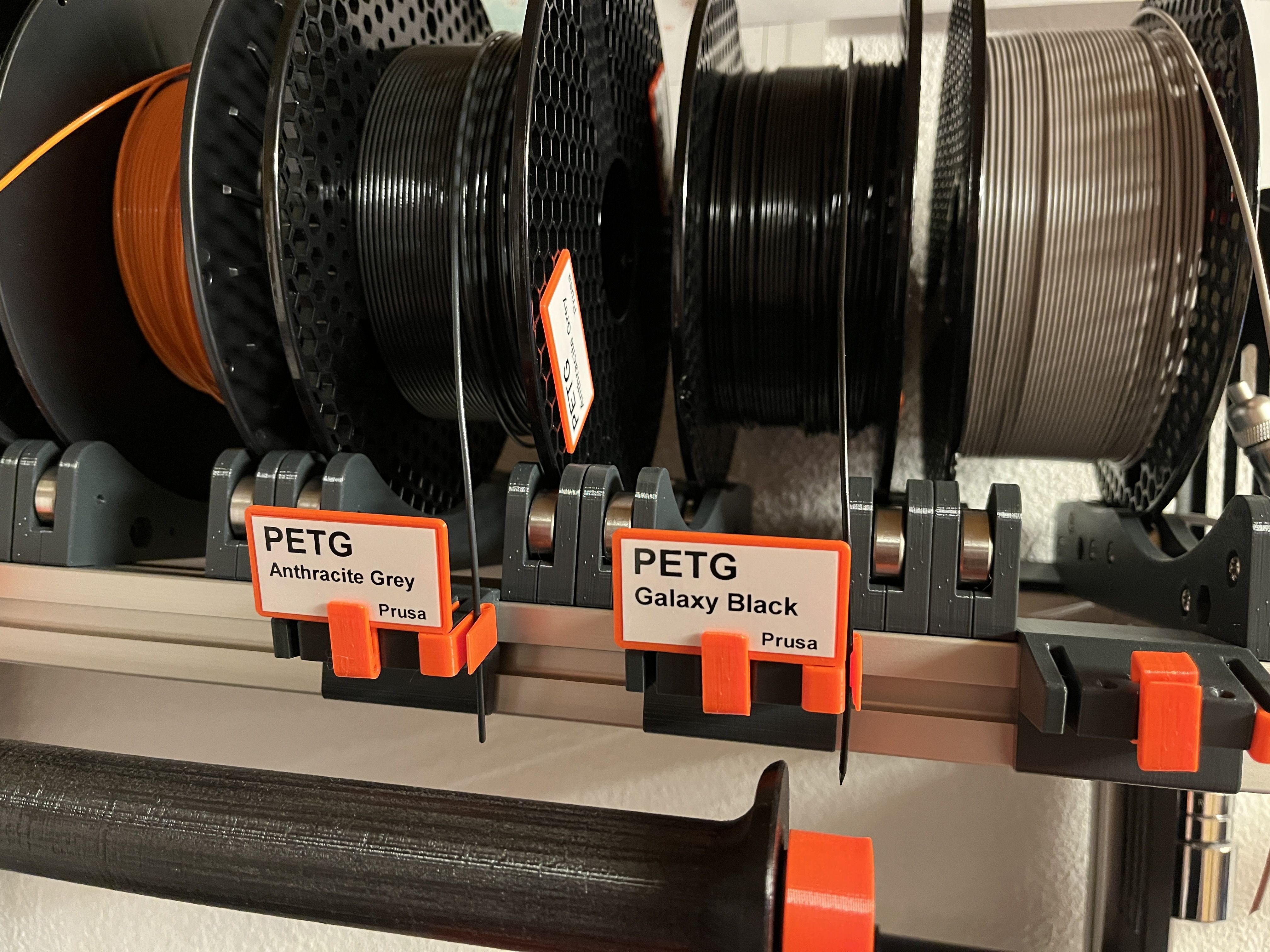 Distanz-Halter für Prusa-Rollen - 47.5mm und 107.5mm by MarcK ...