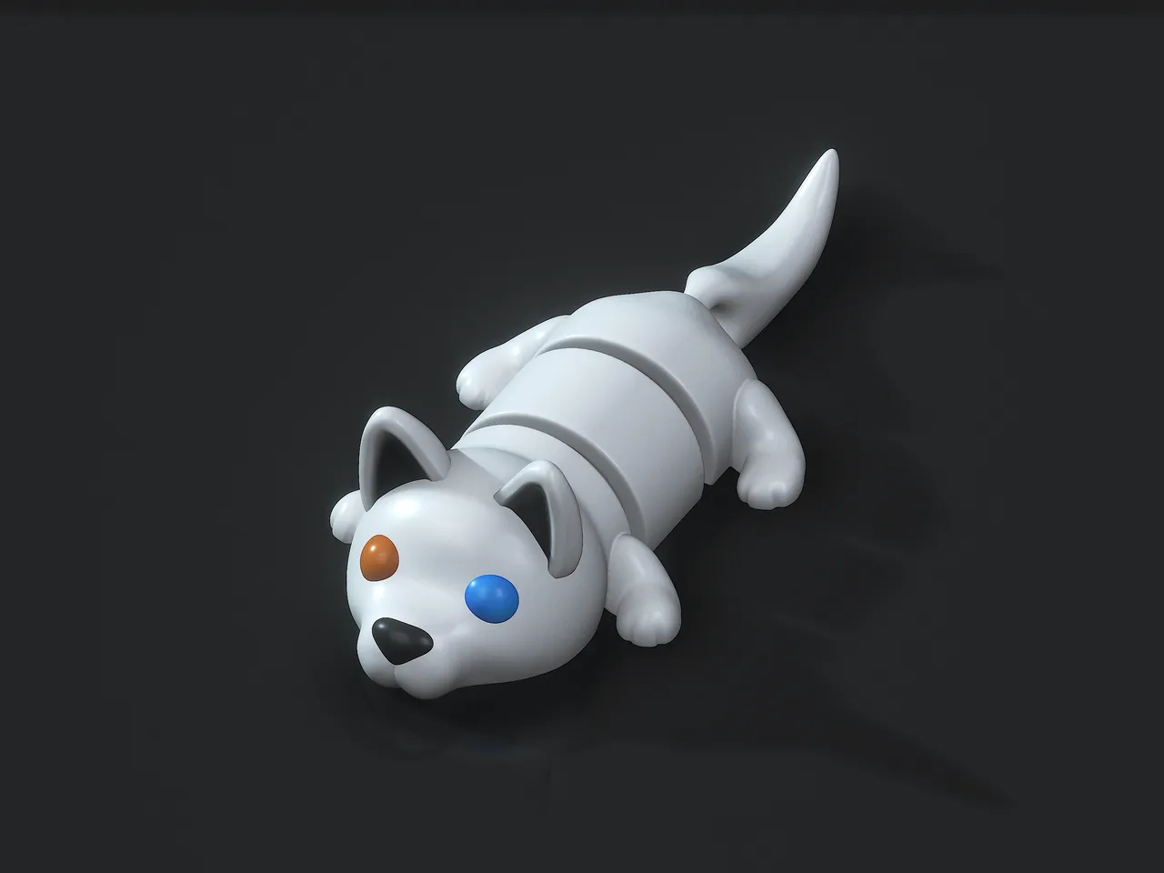 Articulated Dog by Symbiance | Download free STL model | Printables.com