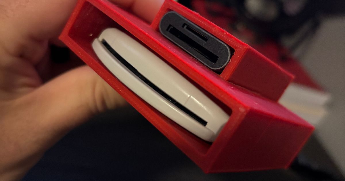 CAC Reader / SD Card Hub by JeffJ22 | Download free STL model ...