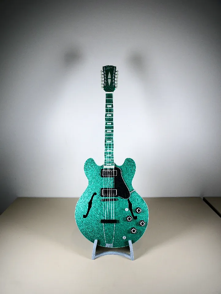 Gibson ES-335TD Guitar String Art - 50% scale by 3DPrintBunny ...