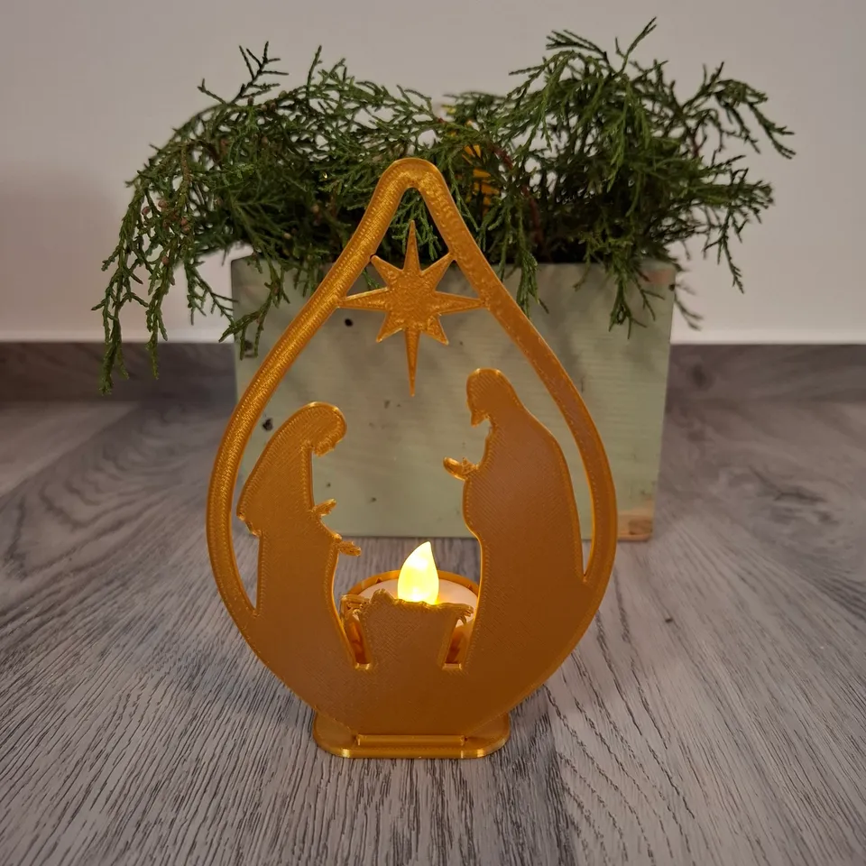 Minimalist nativity scene by Očko | Download free STL model ...