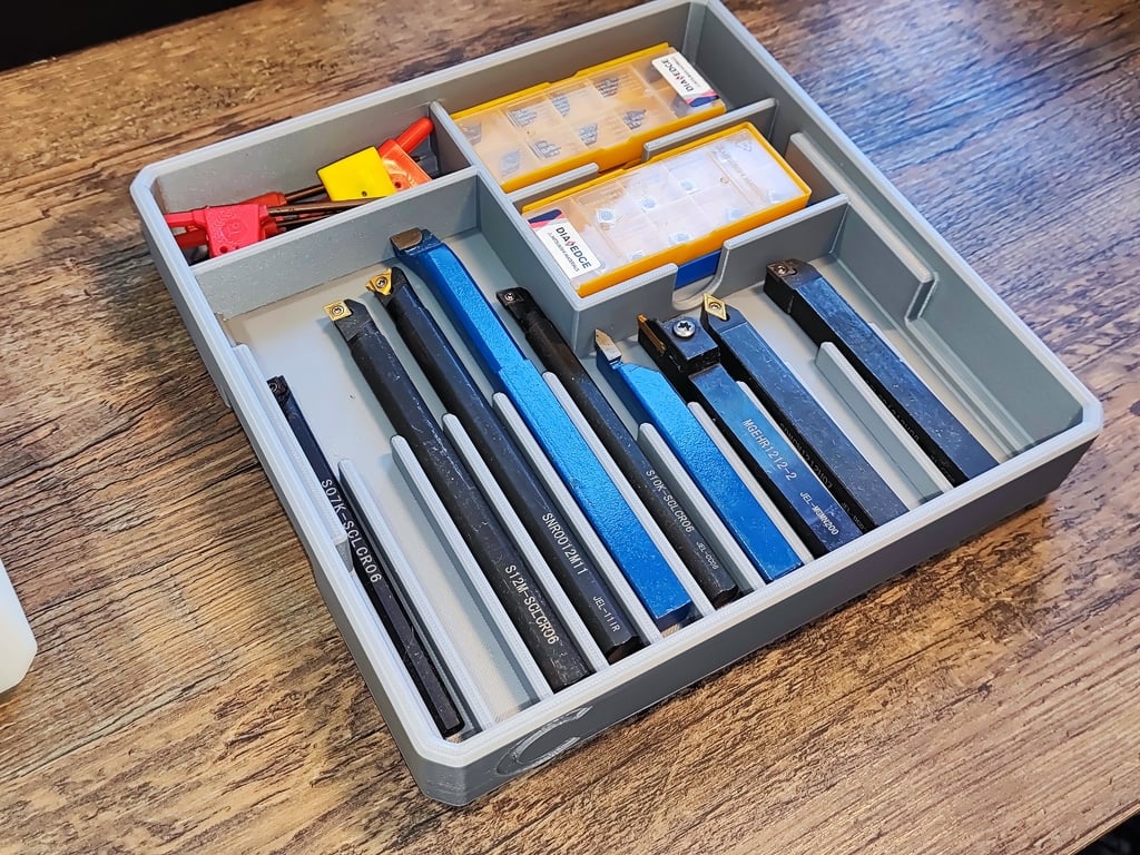 Stackable tool box for mini lathe by Hunterius | Download free STL ...