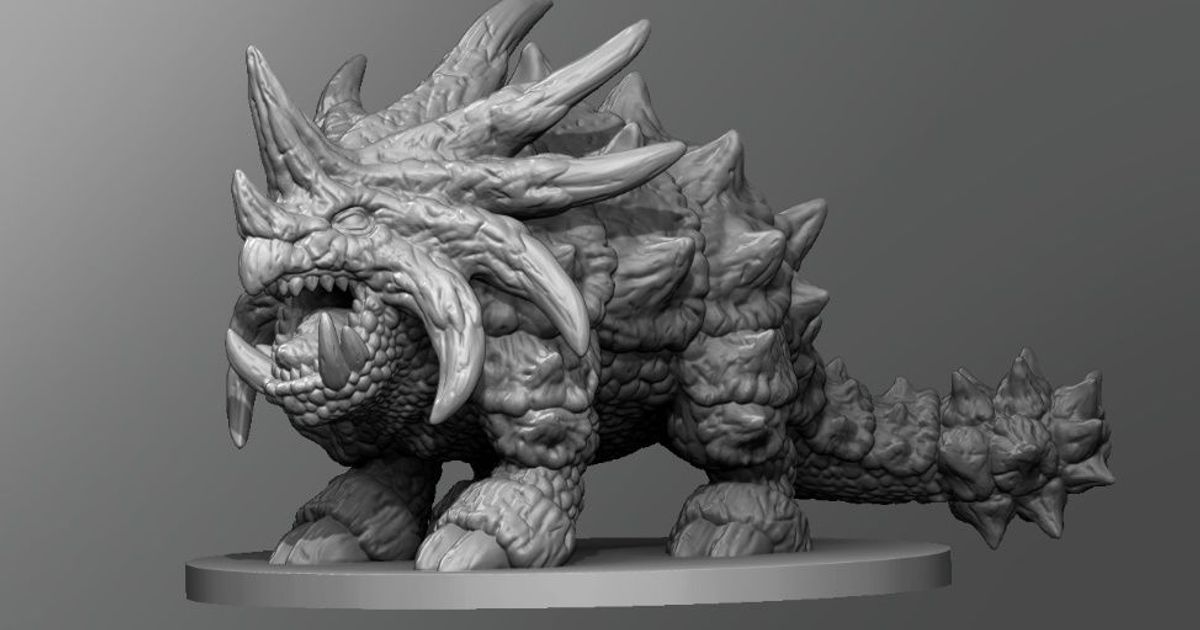 Dodongo Boss by Schlossbauer | Download free STL model | Printables.com