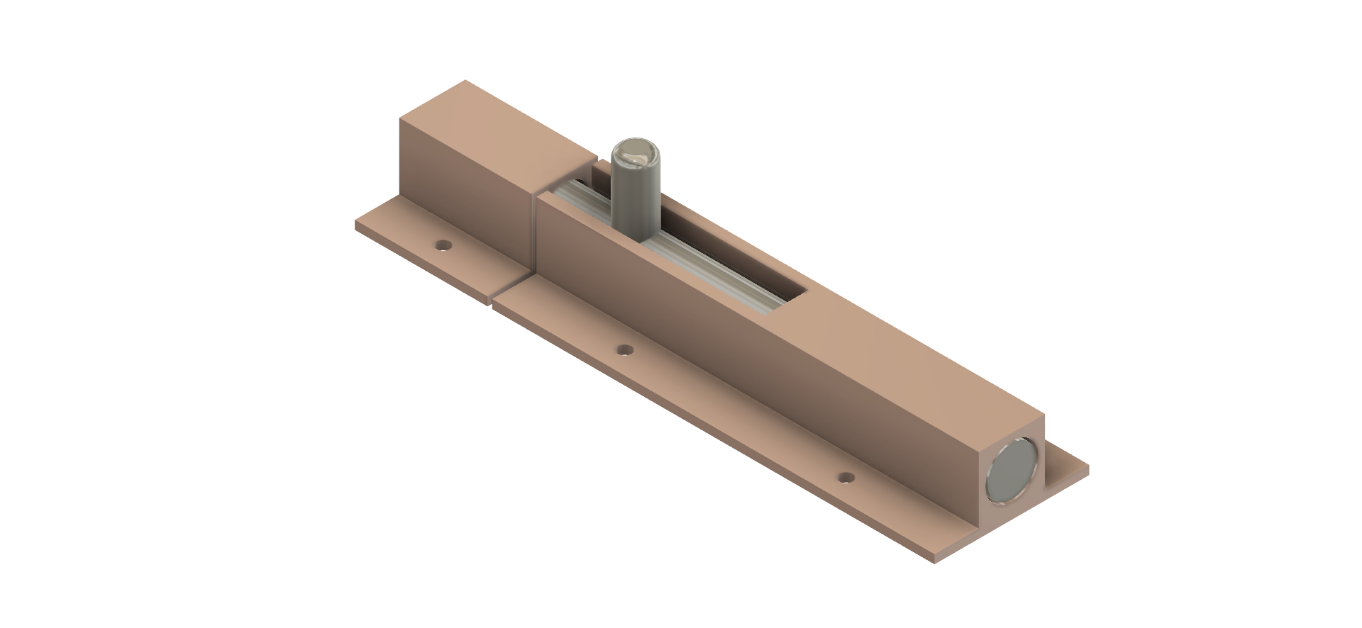 DIY Door Slide Lock: STL File for Easy 3D Printing por Satyendra ...