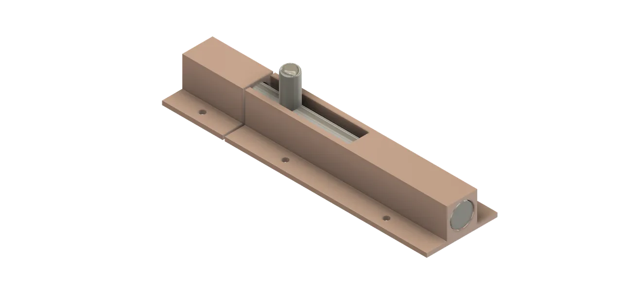 DIY Door Slide Lock: STL File for Easy 3D Printing by Satyendra ...