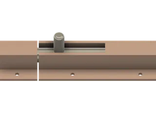 DIY Door Slide Lock: STL File for Easy 3D Printing by Satyendra ...
