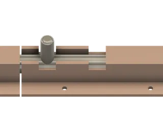 DIY Door Slide Lock: STL File for Easy 3D Printing by Satyendra ...