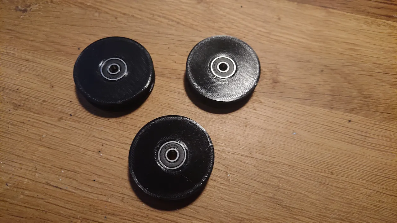 Dual 625RS/625ZZ Bearings V Pulley by Iulian M | Download free STL ...