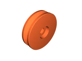 Dual 625RS/625ZZ Bearings V Pulley by Iulian M | Download free STL ...