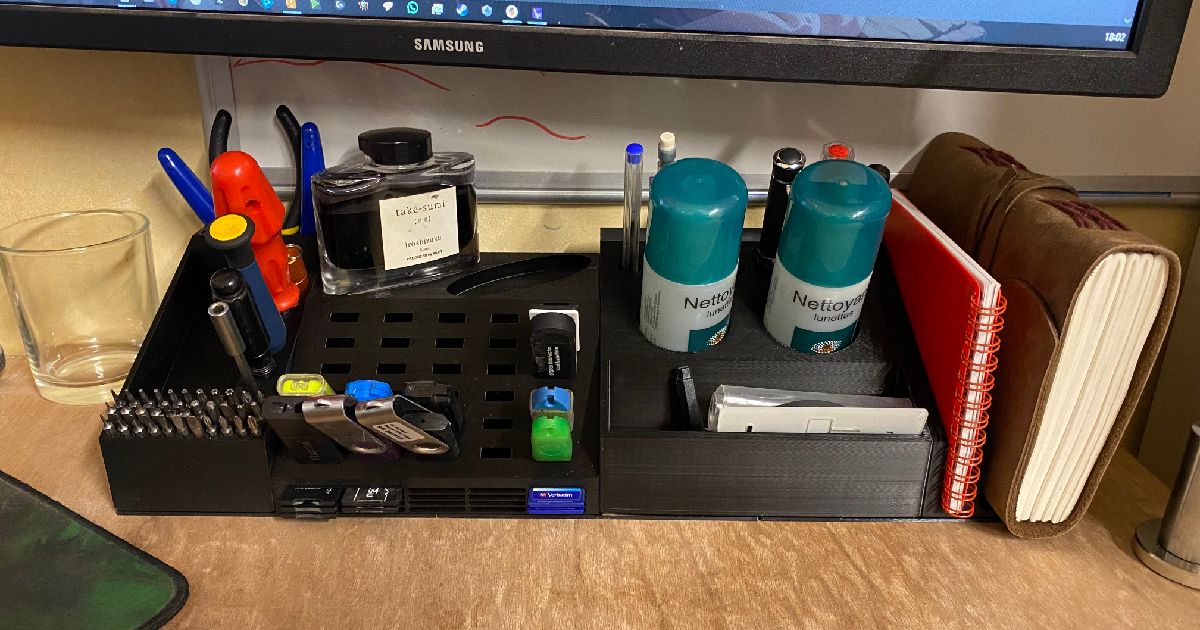 Desk organizer parts (remix from JF-Design) by Florian Bonzoms ...