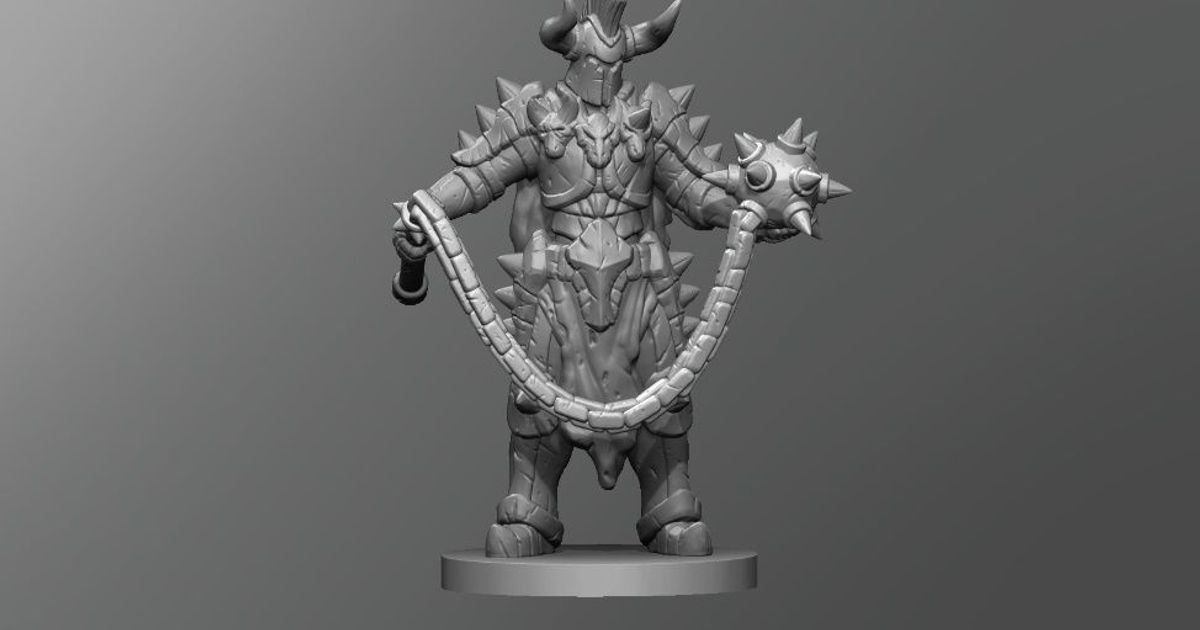 Ball and Chain Soldier by Schlossbauer | Download free STL model ...