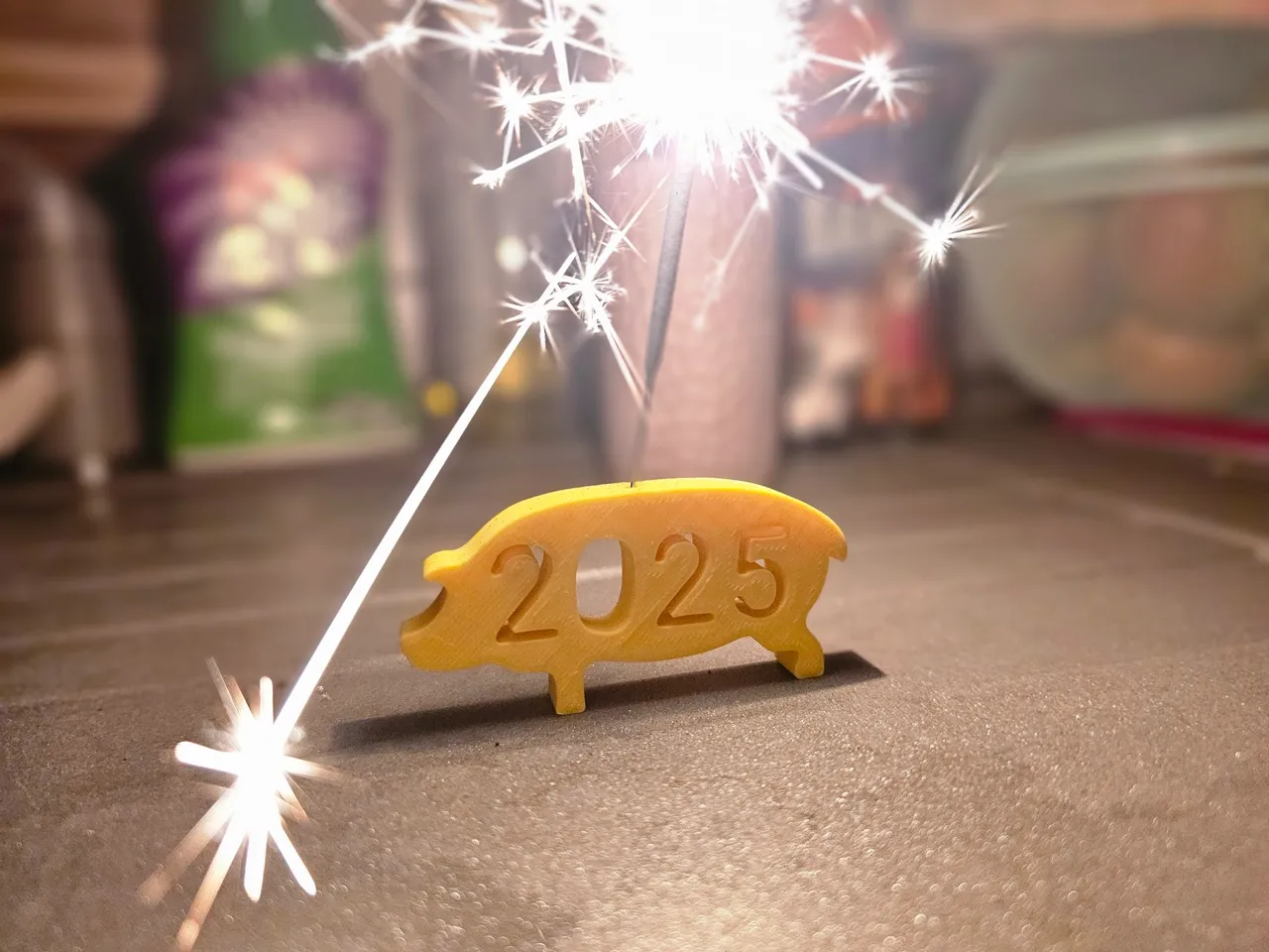 New Years Eve Pig 2025 by TheLabda | Download free STL model ...