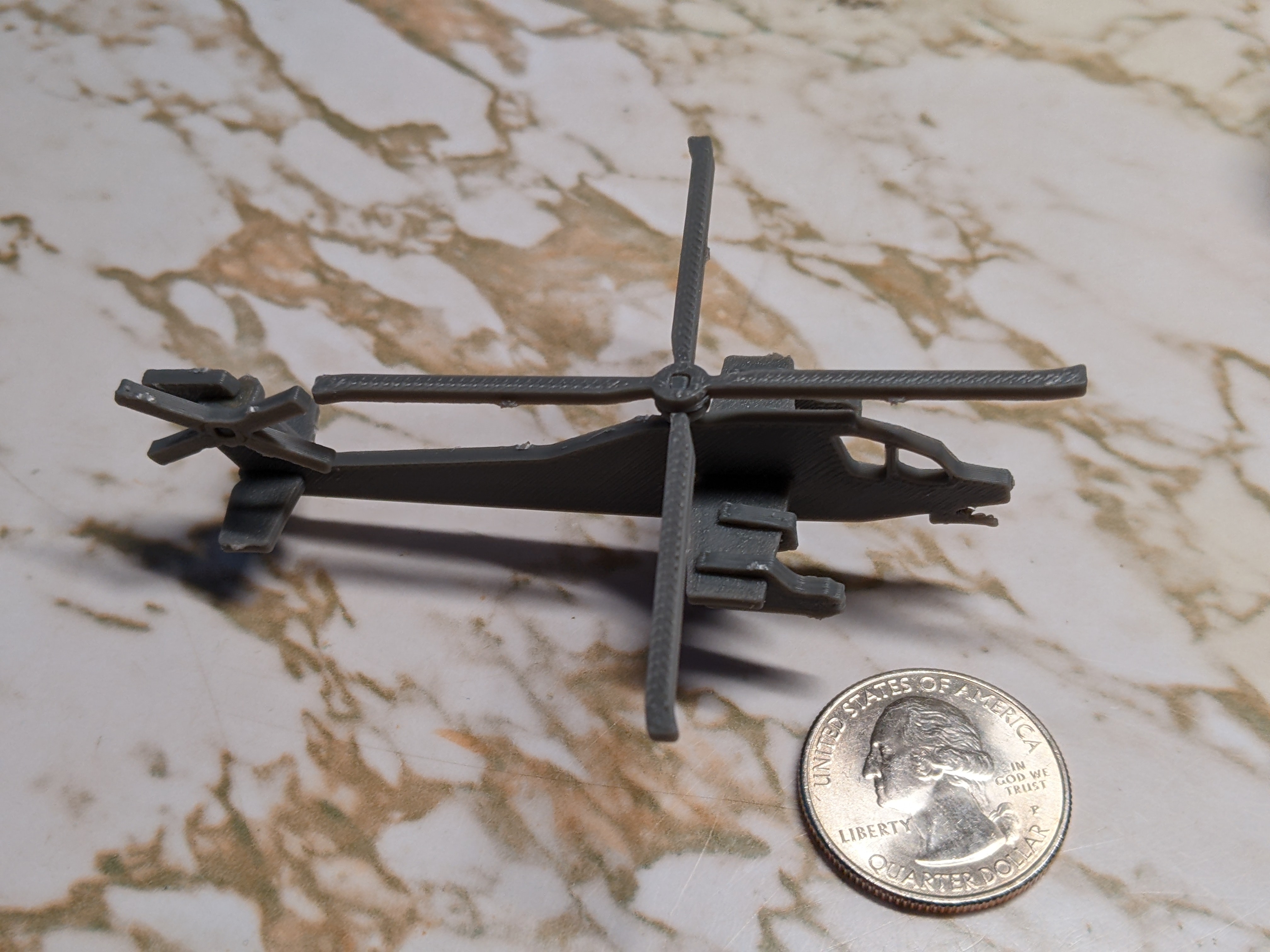 AH-64 Apache Attack Helicopter Model Kit by James Roos | Download free ...