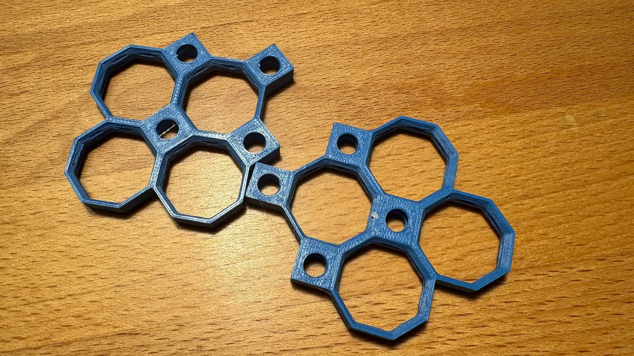 Stacked Parametric Multiboard Tiles for multi material Printer by URSPB | Download free STL ...