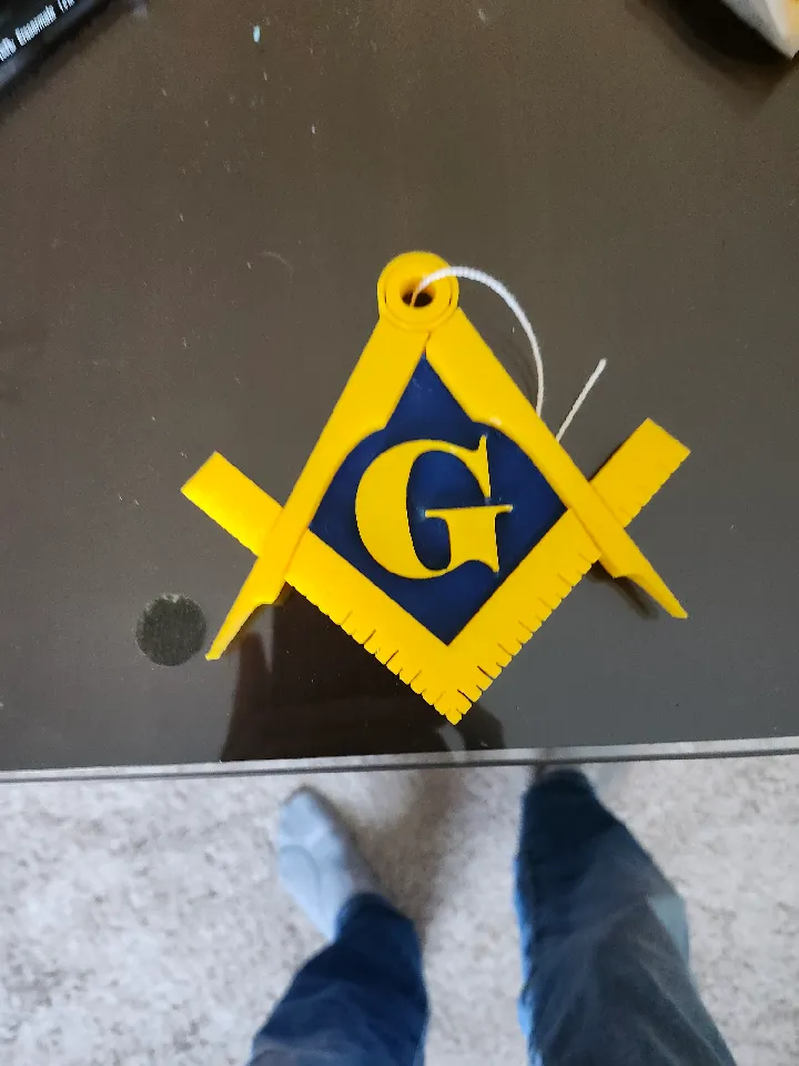 masonic square ornaments by evadub | Download free STL model ...